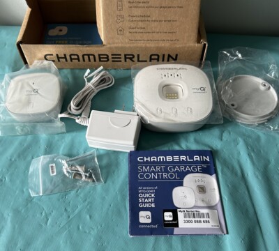 Chamberlain myQ Wireless Smart Garage Control Garage Hub And Sensor ...