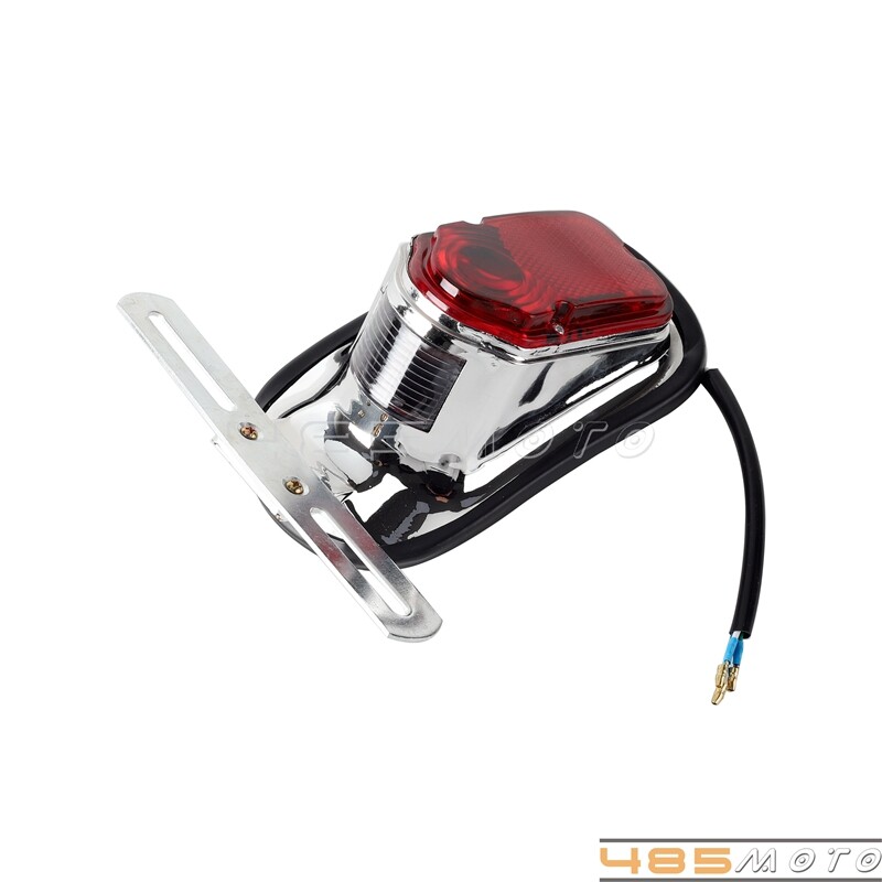Tombstone Brake Tail Light License Plate Lamp Red Lens For Harley ...