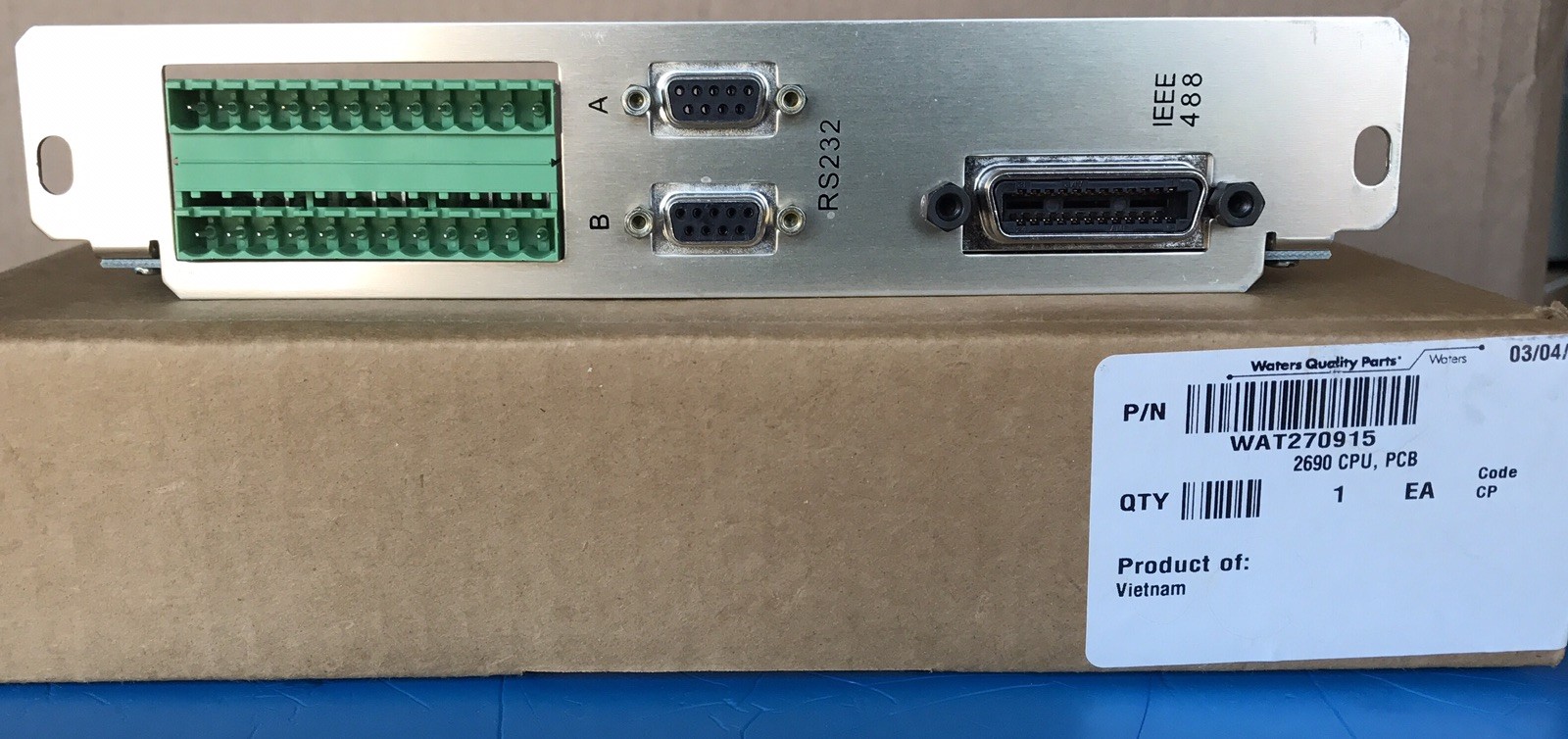 Waters Alliance 2690 2695 CPU WAT270915 | eBay