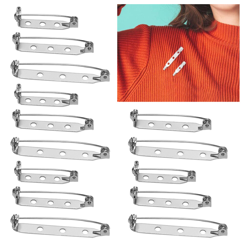 60pcs Base Durable Alloy Jewelry Making Brooch Pin Blank DIY Craft ...