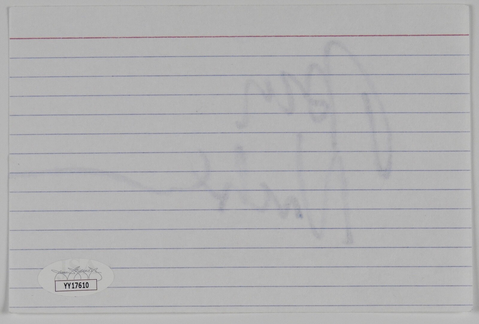 Jack Nicholson Batman The Joker JSA Autograph Signed Index Card 4 x 6 ...