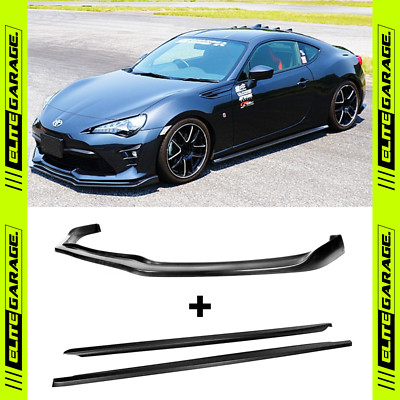 Fits 17-20 Toyota 86 Facelift - Front Lip & Side Skirts Chargespeed CS ...