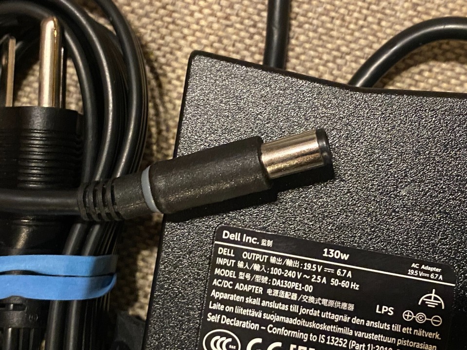 Genuine Dell 130W Power Supply AC Adapter for D6000 WD15 K17A Docking ...