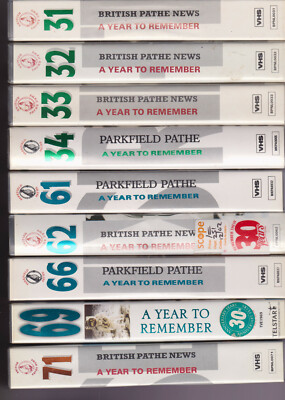 British Pathe News Video (VHS) 1931 to 1982 ~ Choose Video(s) from list ...