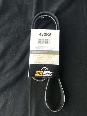 Drive Works 433K5 Automotive V-Ribbed Belt NEW | eBay