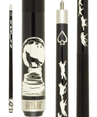 Outlaw Thunder OL58 Howling Wolf Pool Cue | eBay