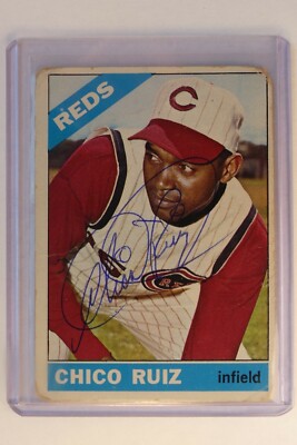 1966 Topps Chico Ruiz Signed Card | eBay