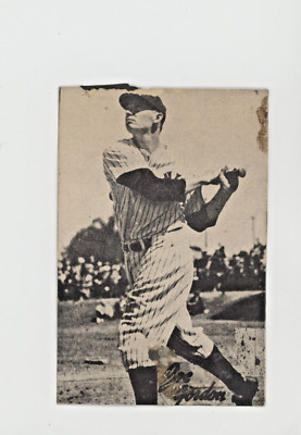 1947 Bond Bread ORIGINAL White Back Baseball Card Joe Gordon | eBay