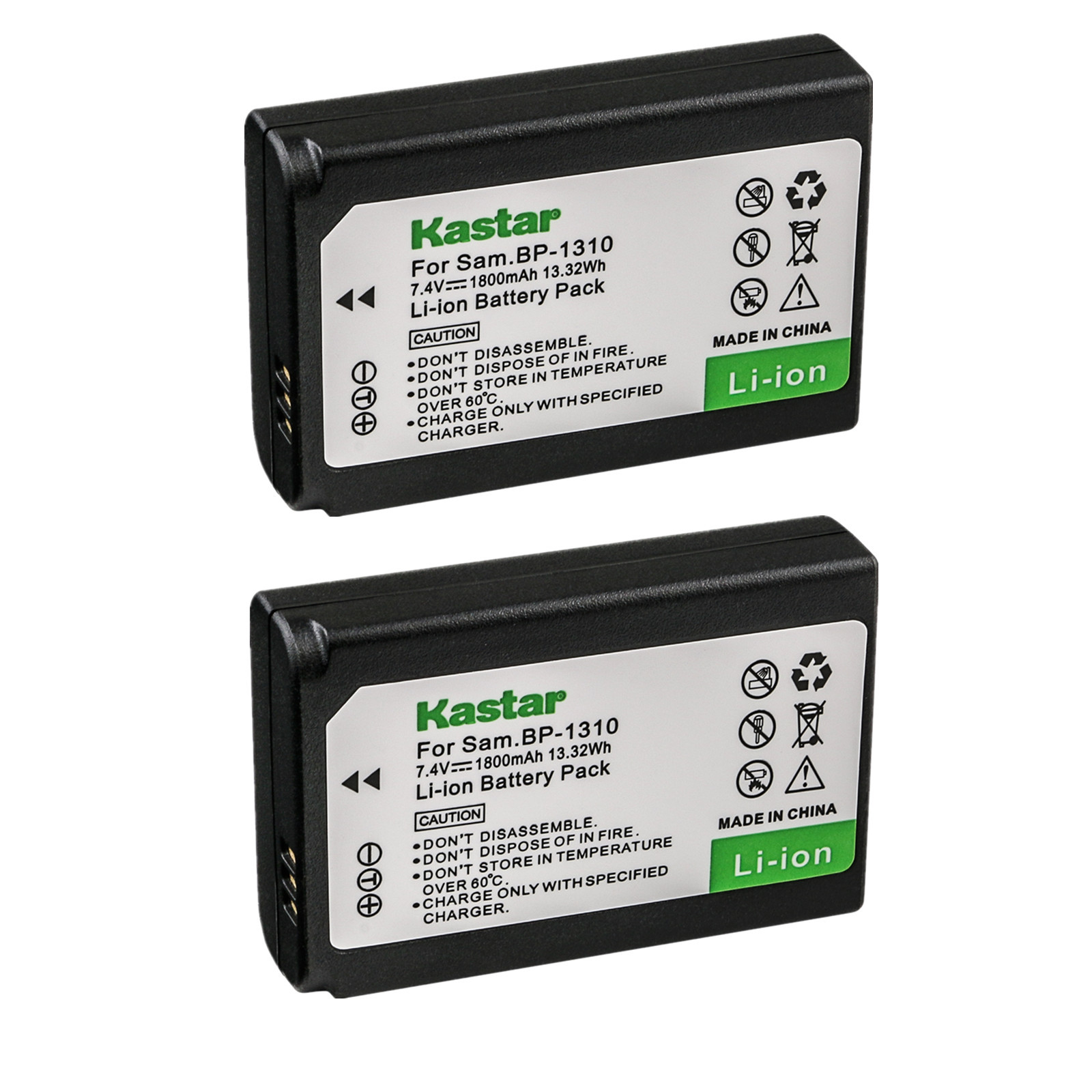 Kastar Replacement Battery for Samsung BP1310 BC1310 & Samsung NX100 ...