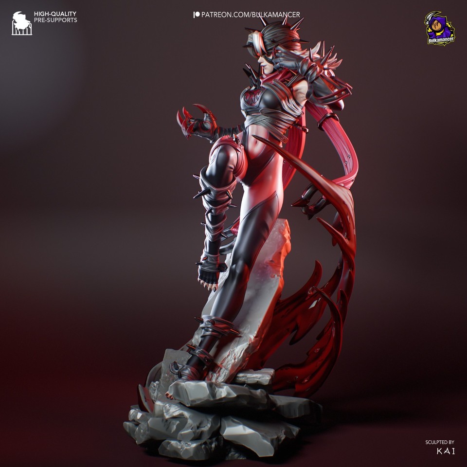 Invisible Woman Malice- Marvel Rivals Figure Statue 3d Print Model Kit ...