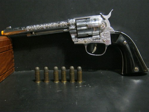 VINTAGE - KID'S - TOY - CAP GUN - HUBLEY - W/ 6 METAL BULLETS | eBay