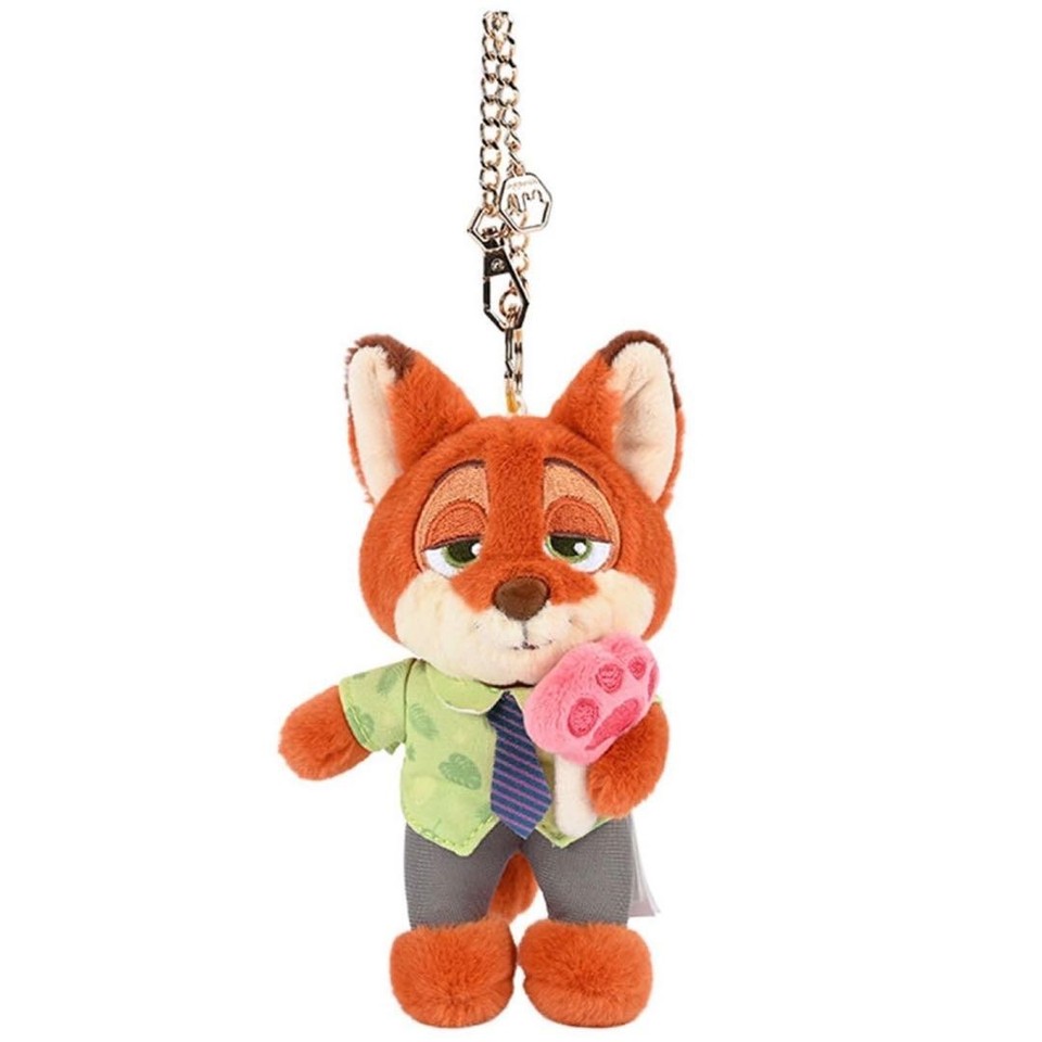 Disney Zootopia Nick Plush Keychain Bag Charm | eBay