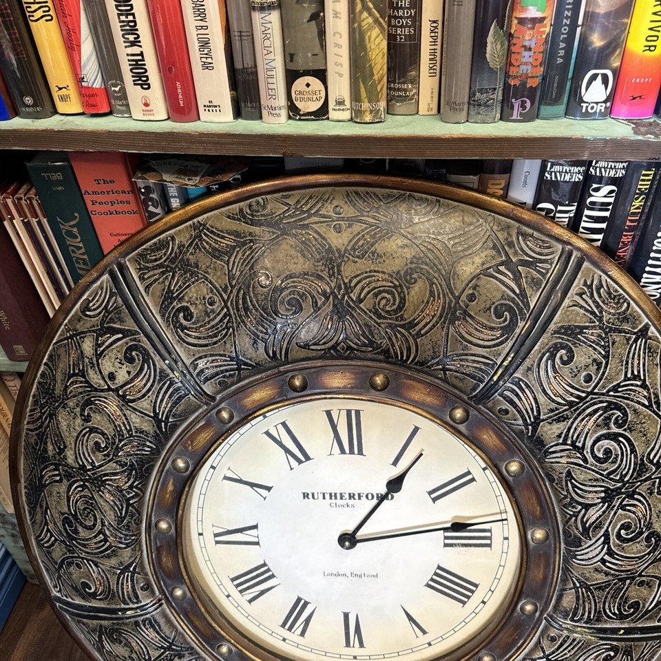 Rutherford London England 29.5 Inch Diameter 3 Inch Deep Wall Clock | eBay