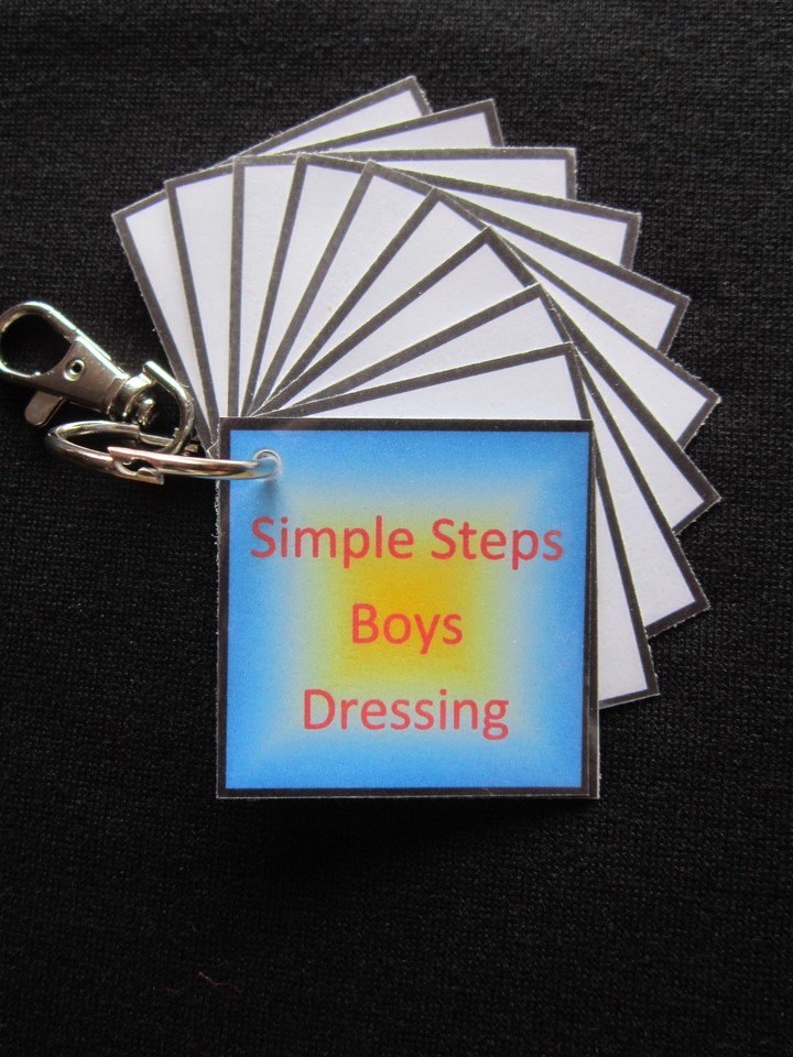 SIMPLE STEPS Boys Dressing - Visual Communication SEN PECS Autism ADHD ...