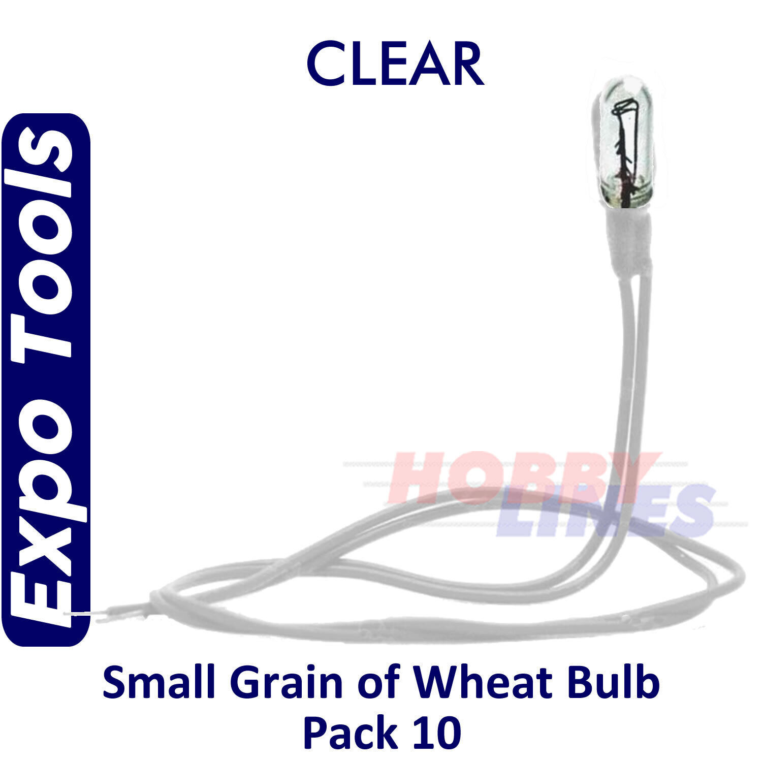 Mini Bulb GRAIN OF WHEAT- Pack 10 - 3v 6v &12v Clear/Red/Blue/Green ...