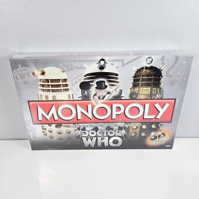 Monopoly - Doctor Who 50th Anniversary Collector's Edition Board Game ...