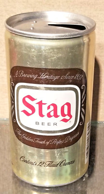 ODDBALL ALUMINUM STAG PULL TAB BEER CAN STAG BREWERY 5 CITY BALTIMORE ...