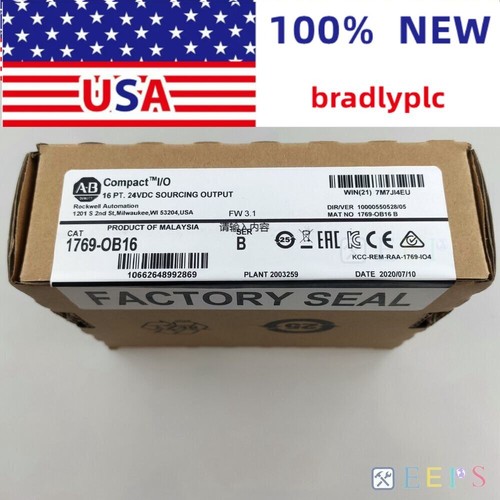 New Factory Sealed Allen-Bradley 1769-OB16 Output Module Compact I/O ...
