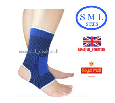 2x Ankle support Elastic Durable Sport Guard Ankle Guard S M L Sizes ...