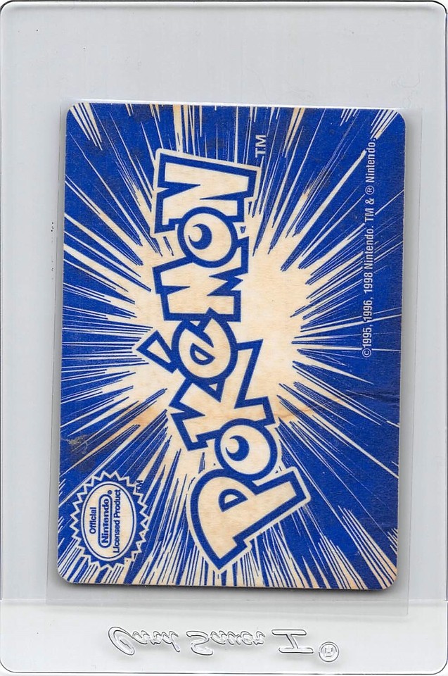 RARE Eevee #133 BLUE Border Game Card 1998 Nintendo Promo Pokemon CARD ...