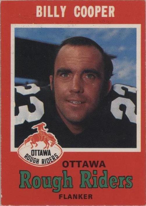 1971 O-Pee-Chee Canadian Football League Billy Cooper #78 for sale | eBay