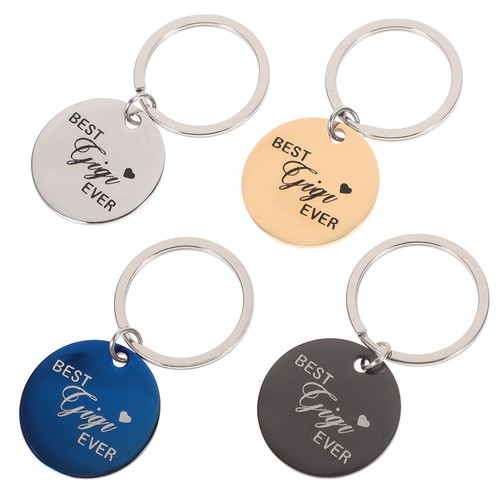 8 Pcs Round-shaped Pet Name Tags Stainless Steel Pet Collars Cat Tags ...