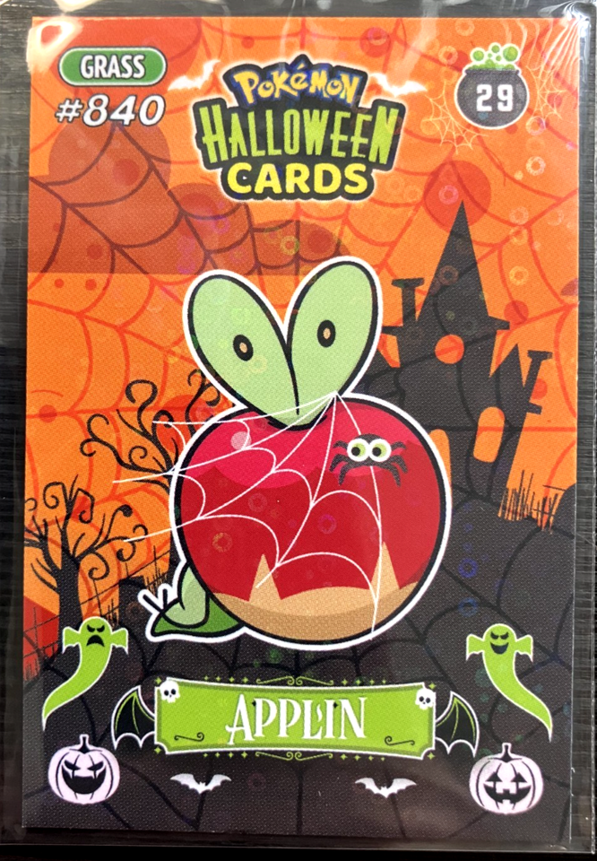 Applin #29 - Circle Holo - Collectoons Halloween 2025 - Pokemon Card | eBay