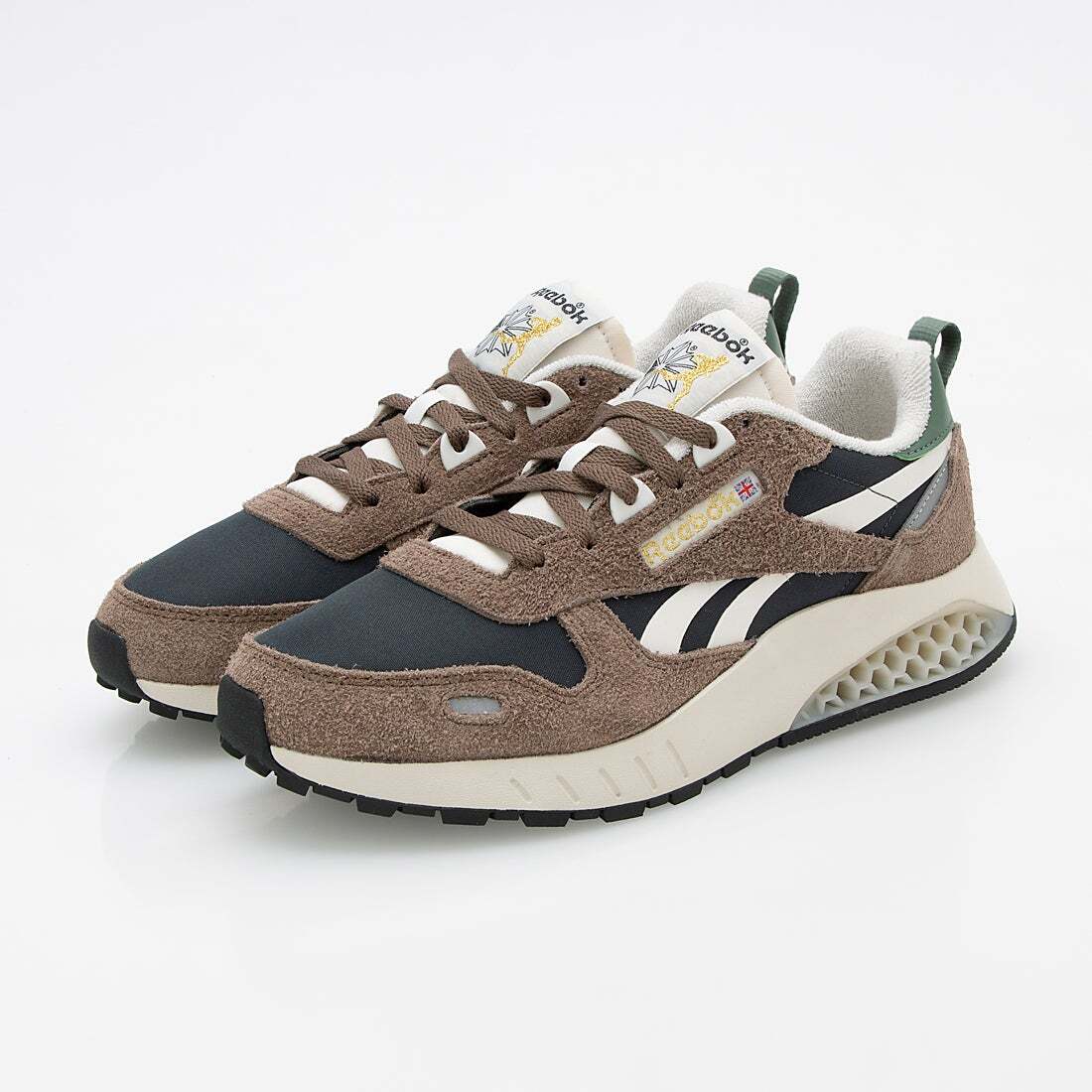 Reebok Classic Leather Hexalite Color Brown Chalk 100074407 Sneaker Men ...