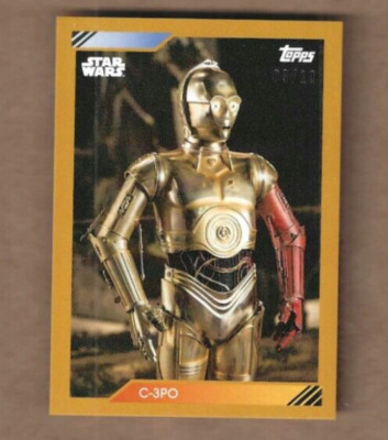 2024 TOPPS Star Wars C-3PO "ThrowBackThursday" SP Bronze Card #126, #'d ...