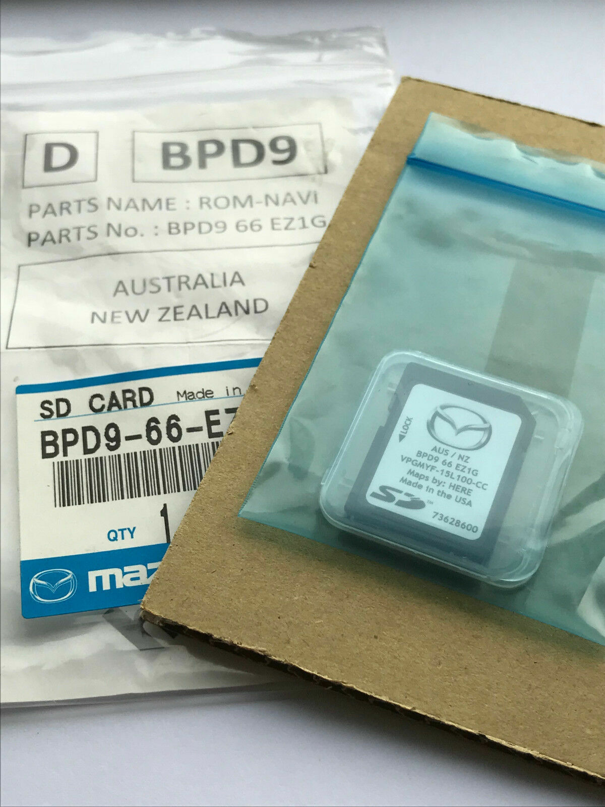 Genuine Mazda 2 Mazda 3 Mazda 6 CX-3 CX-5 Navigation SD Card BPD966EZ1N ...