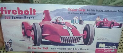 MONOGRAM PC51 Firebolt Jet Power Racer 1:24 Model Car Mountain KIT FS ...