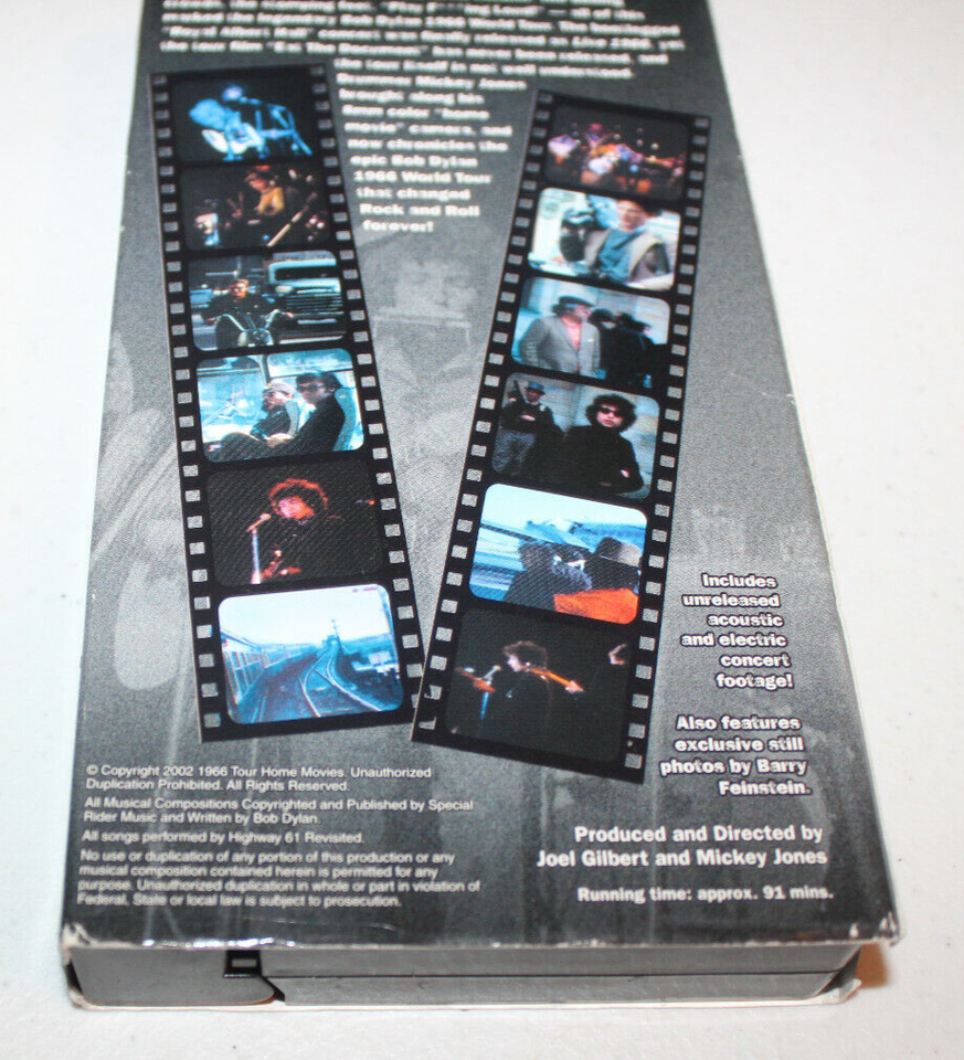 Bob Dylan: 1966 World Tour, The Home Movies (VHS 2003) Signed by Mickey ...