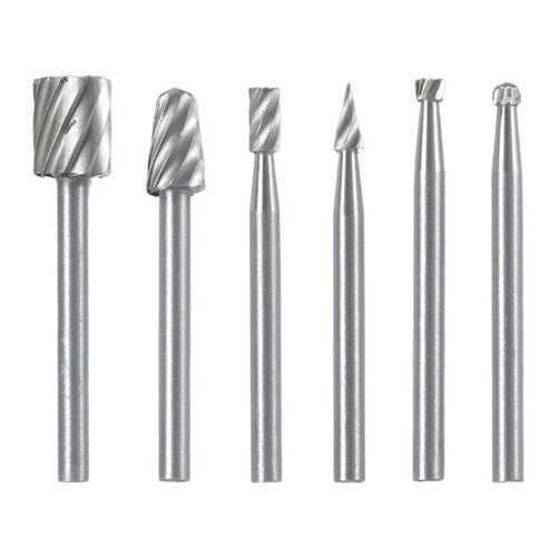 6pcs HSS Routing Router Grinding Bits Burr For Rotary Tool for Mini New ...