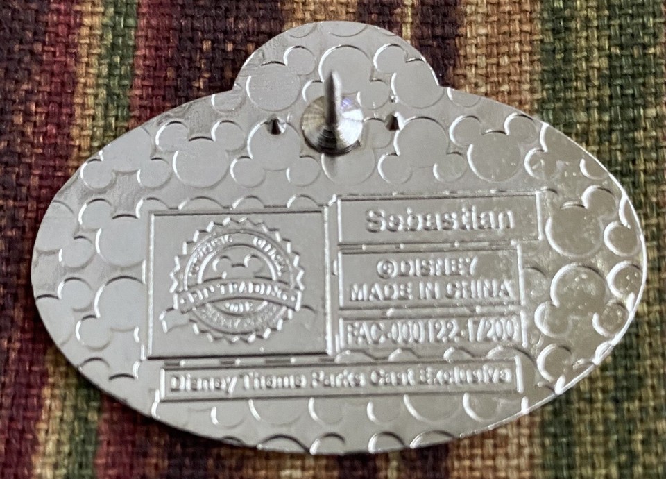 Disney Cast Exclusive what’s my name pin Little Mermaid Sebastian | eBay