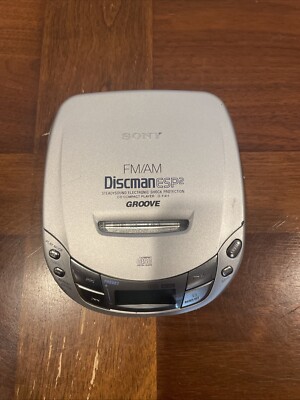 Sony Discman ESP2 CD Compact Player D-F411 Groove Silver UNTESTED | eBay