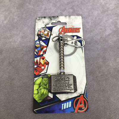 Marvels Avengers Thor Hammer Key Ring Heavy Duty Key Ring/KeyChain | eBay