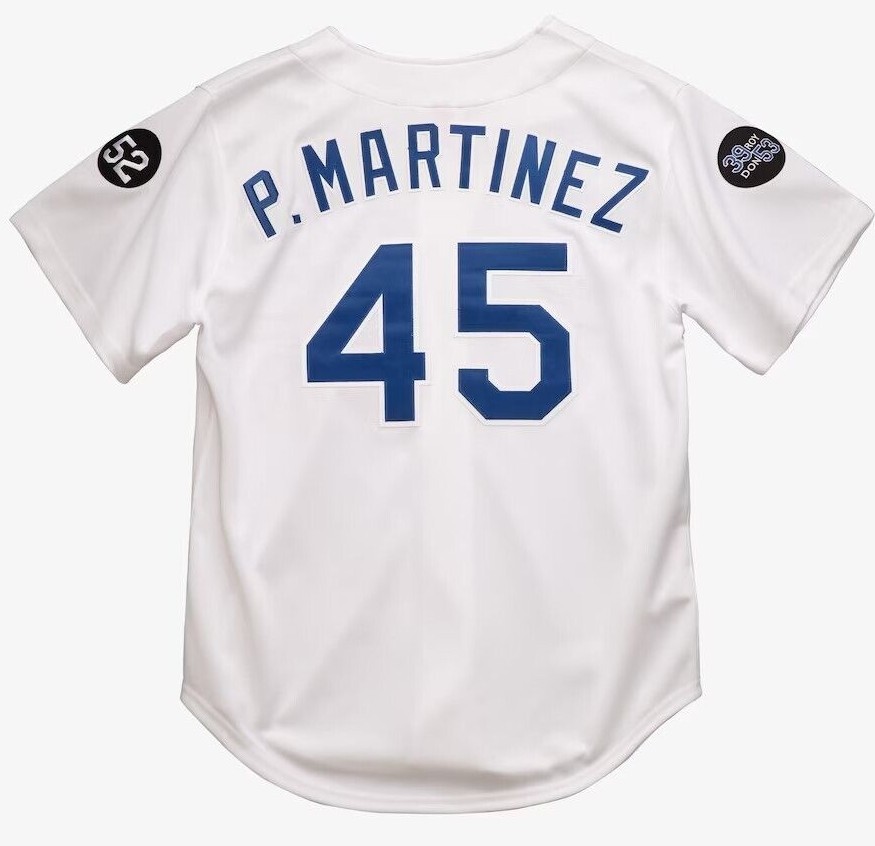MLB Mitchell & Ness Los Angeles Dodgers #45 Baseball Jersey New Mens ...