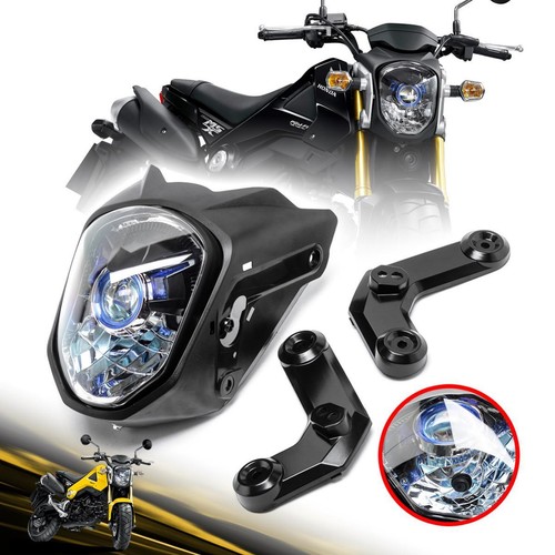 For Honda Grom Msx125 Tdm Projector Headlight Unit Head Light With Blue ...
