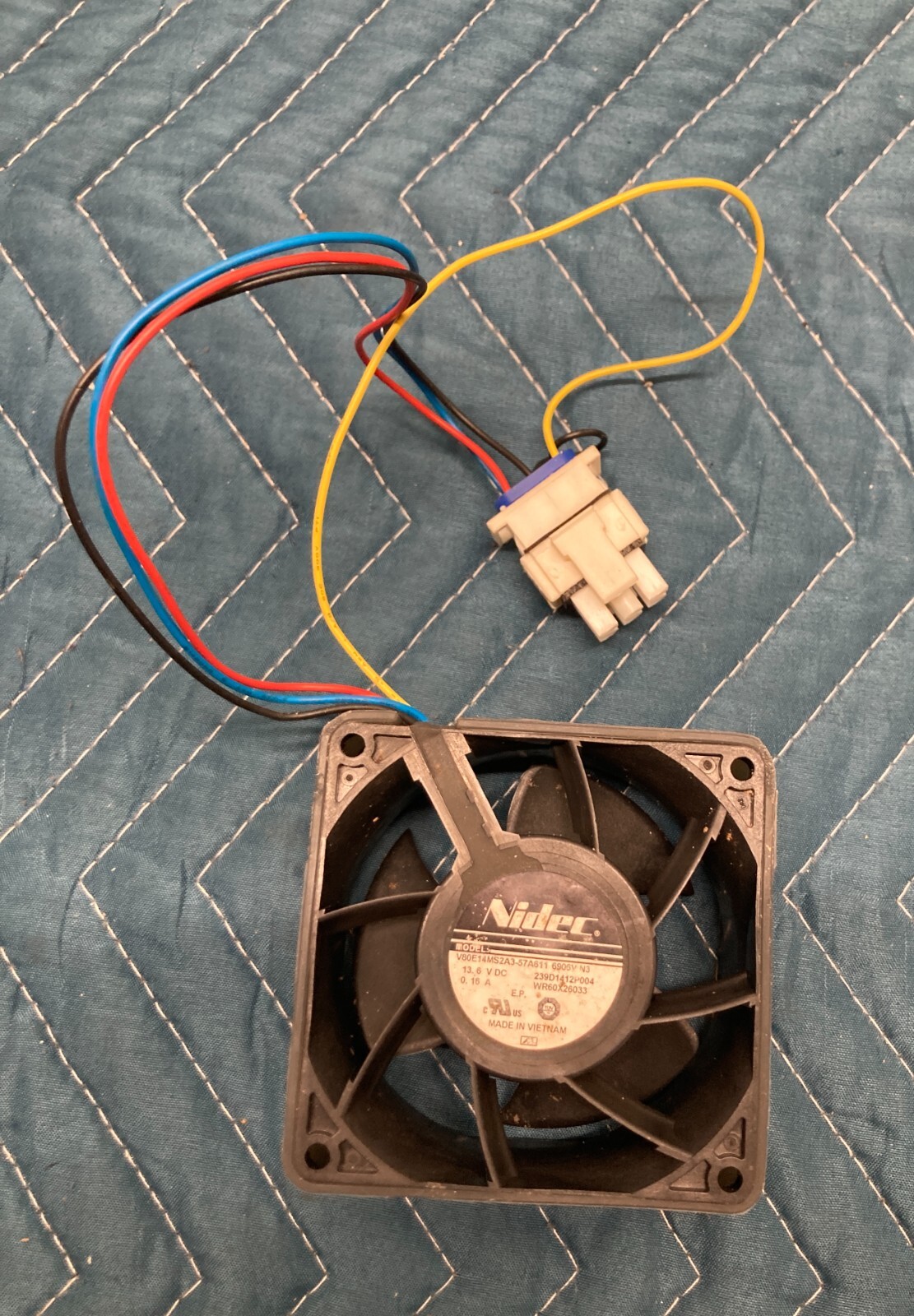 WR60X26033 GE Refrigerator Evaporator Fan Motor WR60X26866 | eBay