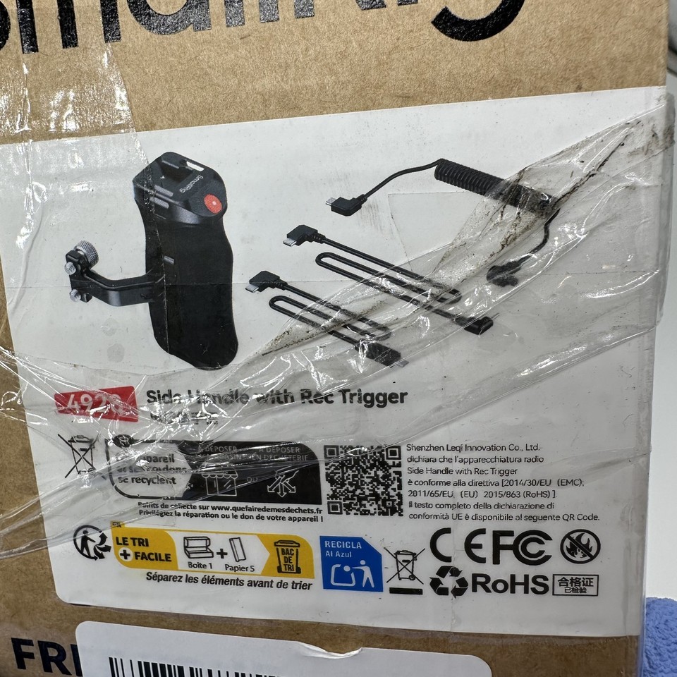 SmallRig Camera Rig Threaded Side Handle Record Start Stop Remote ...