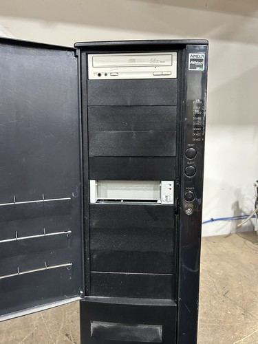 Vintage Full Height Black ATX Computer Tower Case - READ | eBay