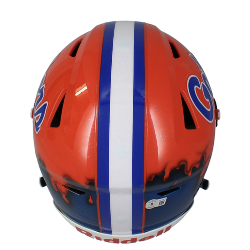 Emmitt Smith Autographed Florida Gators Drip Authentic SpeedFlex Helmet ...