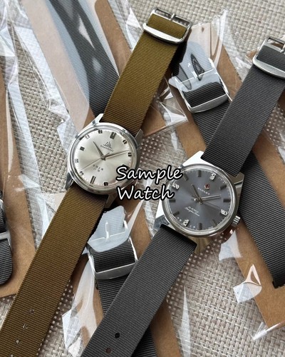 Size 18/19/20mm Nylon Army Vintage Look Fixed Lug Watch Wrist Strap ...