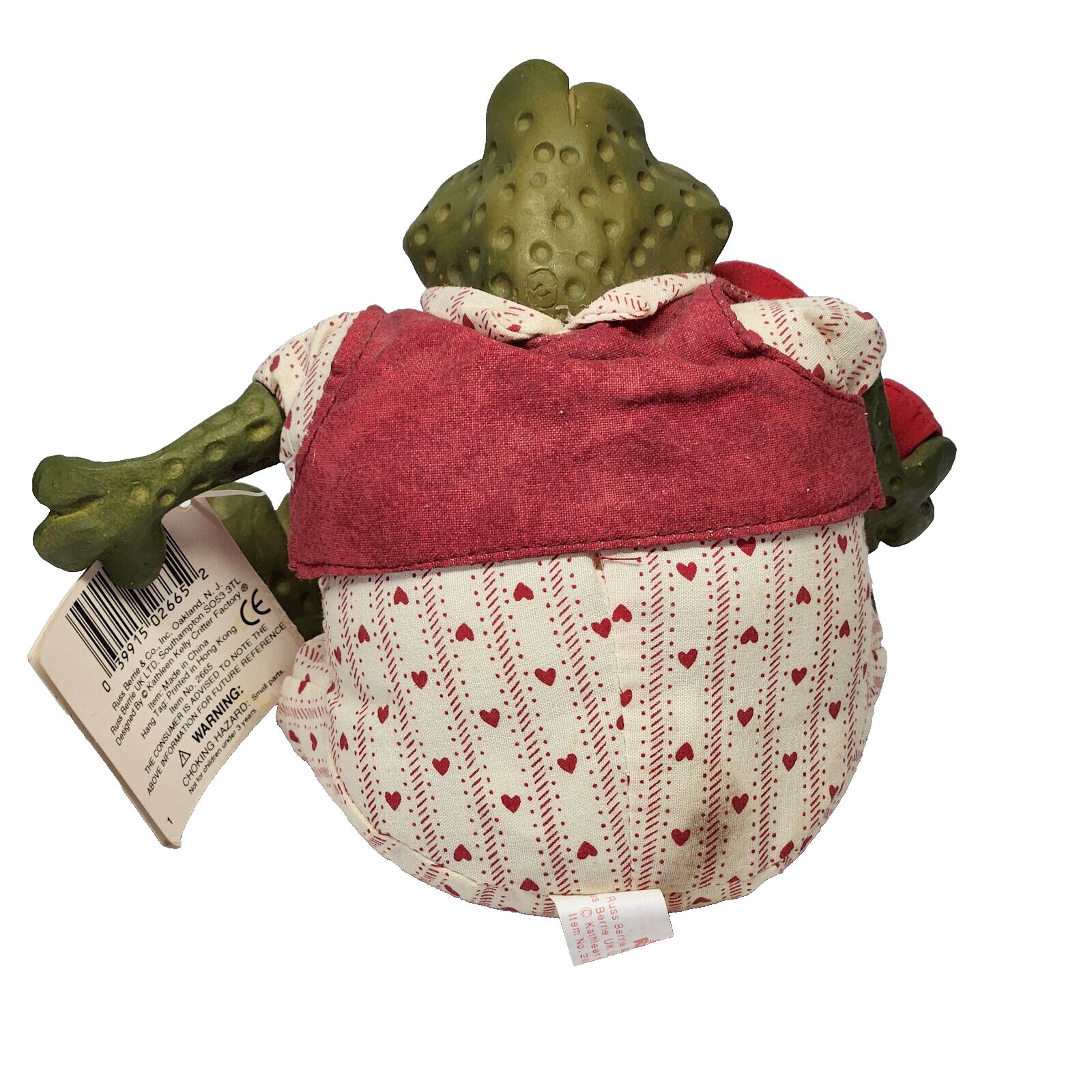 Russ The Country Folks Kelly Frog Shelf Sitter Valentino Toad Critter ...