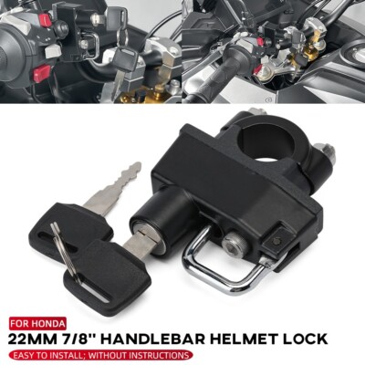 Anti-theft Helmet Lock Security For HONDA NC700S CB300F CB500X CB1000R ...
