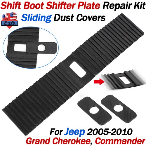 For Jeep Grand Cherokee Commander Shift Boot Shifter Plate & Sliding ...