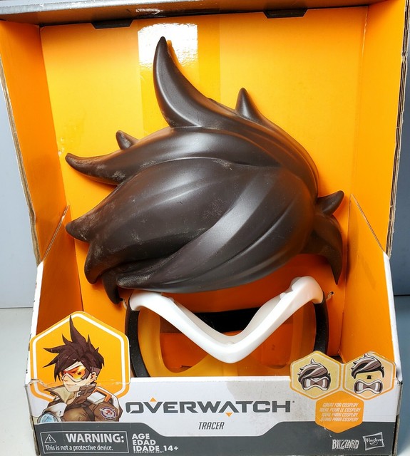 Hasbro Blizzard Entrainment Overwatch Tracer Roleplay Cosplay Mask for ...