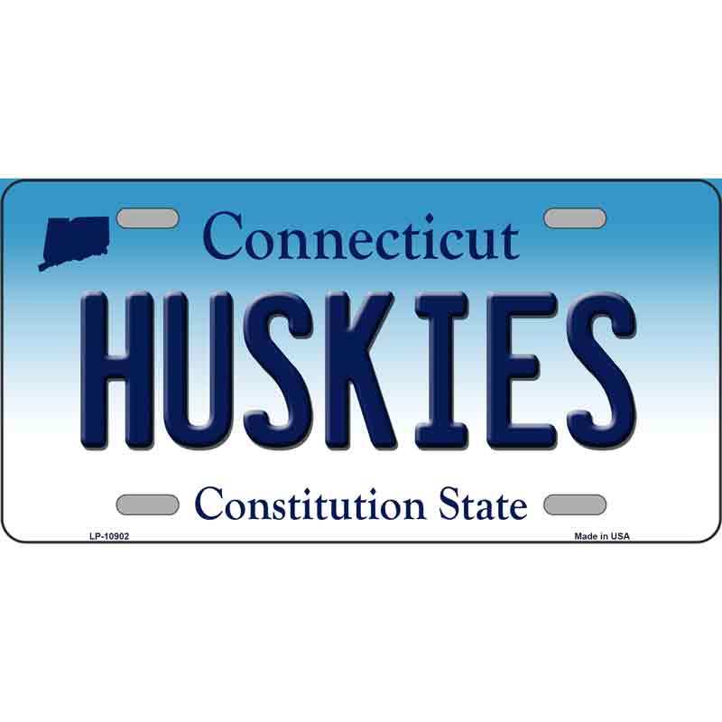 Huskies Connecticut Novelty Metal Vanity License Plate Tag LP-10902 | eBay