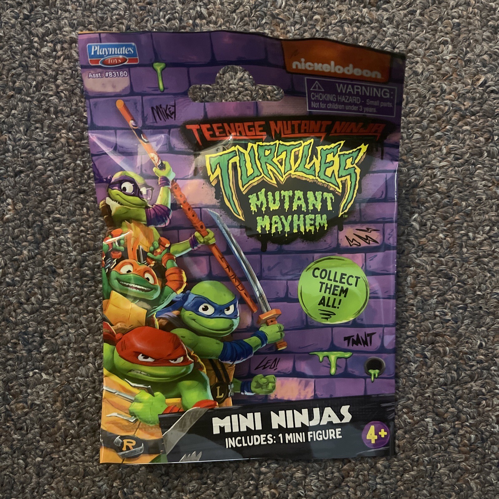 TMNT Mystery TEENAGE MUTANT MAYHEM Mini Ninjas Turtle Figure NEW SEALED ...