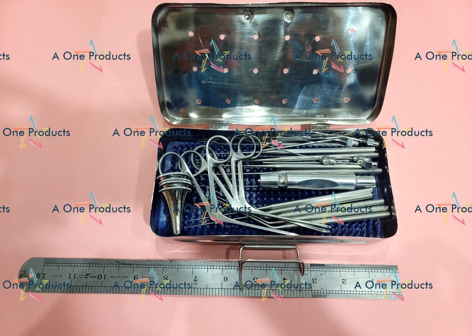 Shea Ear Operation Myringotomy Instruments Set 29 Myringoplasty ...